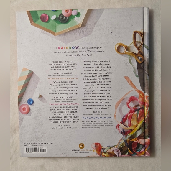 Office | Craft The Rainbow 4 Colorful Paper Projects Book | Poshmark